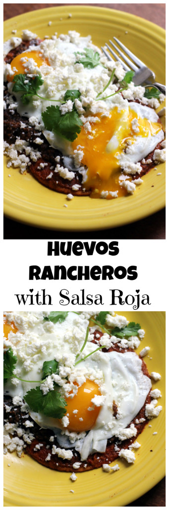 Huevos Rancheros with Salsa Roja - Joanne Eats Well With Others
